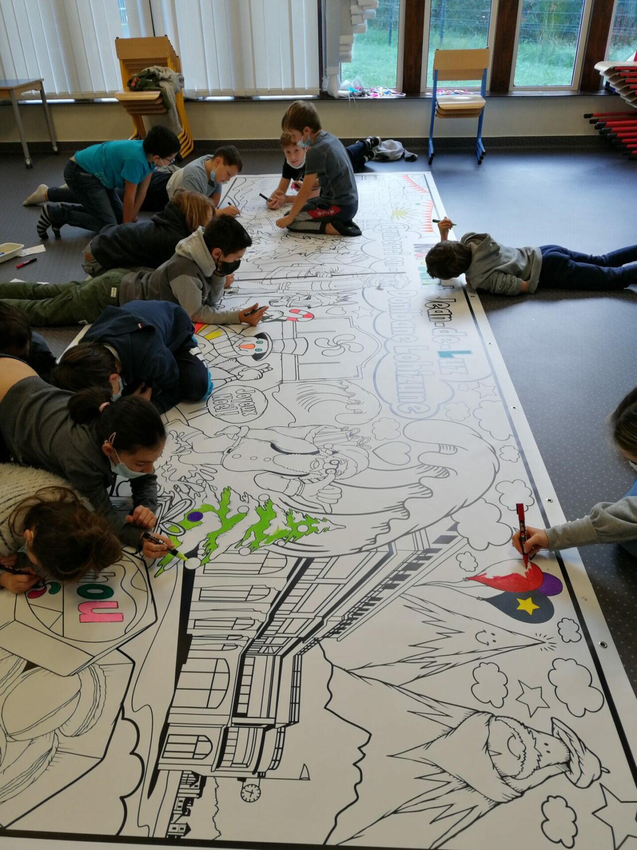 Fresque et projets d'animation ALSH Maternel, Primaire/Ados - Sagardian